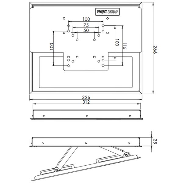 Lippert Height Adjustable TV Bracket– Southwest Leisure Spares