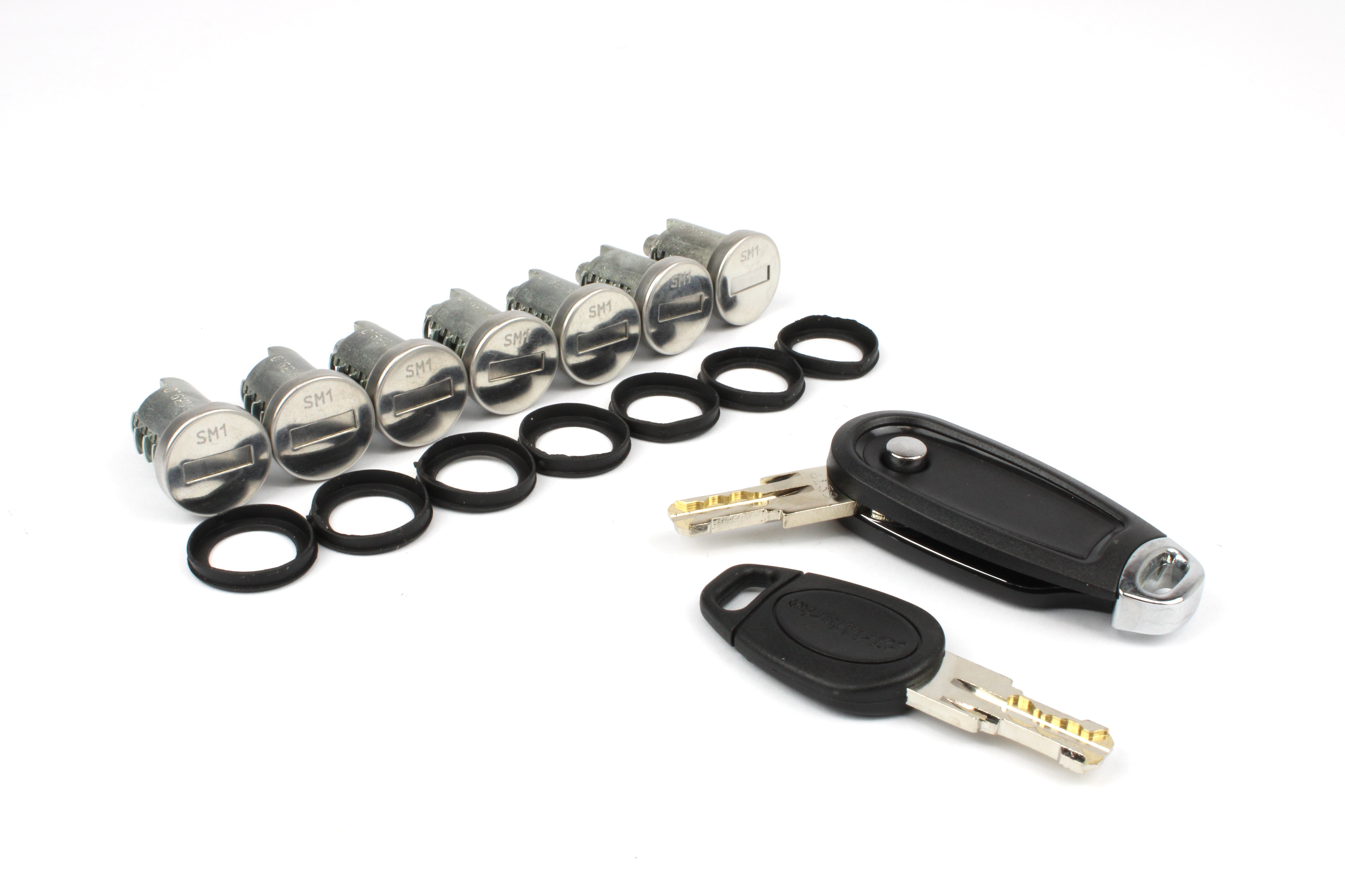 Elddis Barrel & Key Set 7 Barrels & Two Keys High Security Snake Lock ...