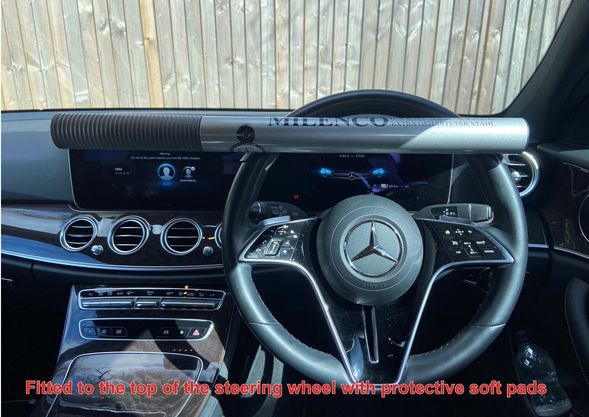 Milenco NEW High Security Steering Wheel Lock + (Silver)– Southwest ...