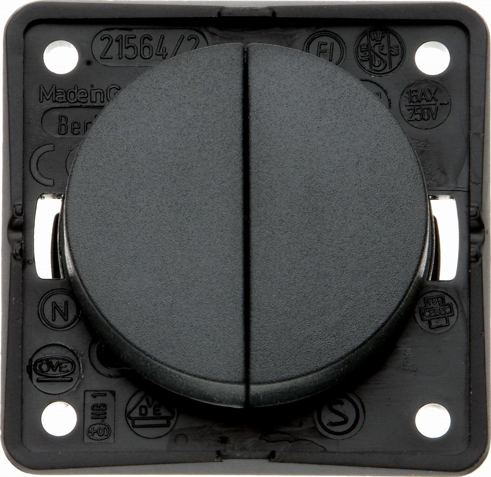 Berker Anthracite TWIN ROCKER SWITCH– Southwest Leisure Spares